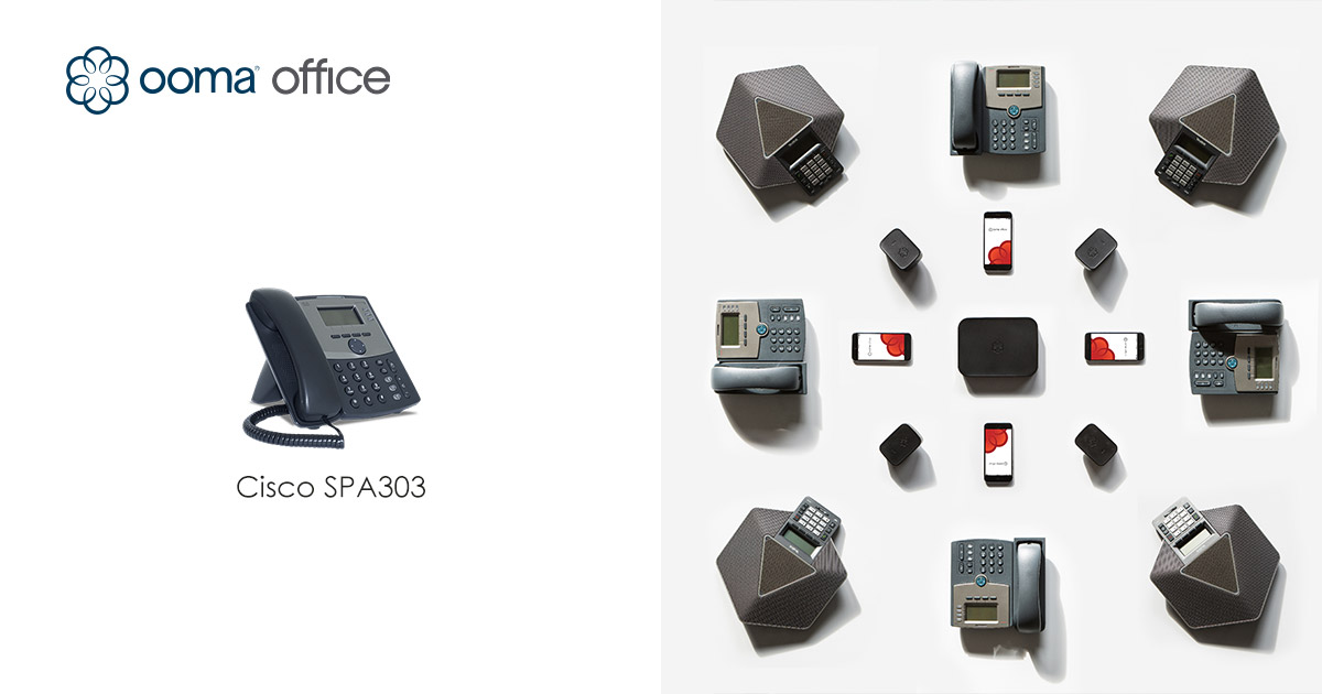 Cisco SPA303 Business IP Phone - Enhanced Clarity | Ooma Office Canada